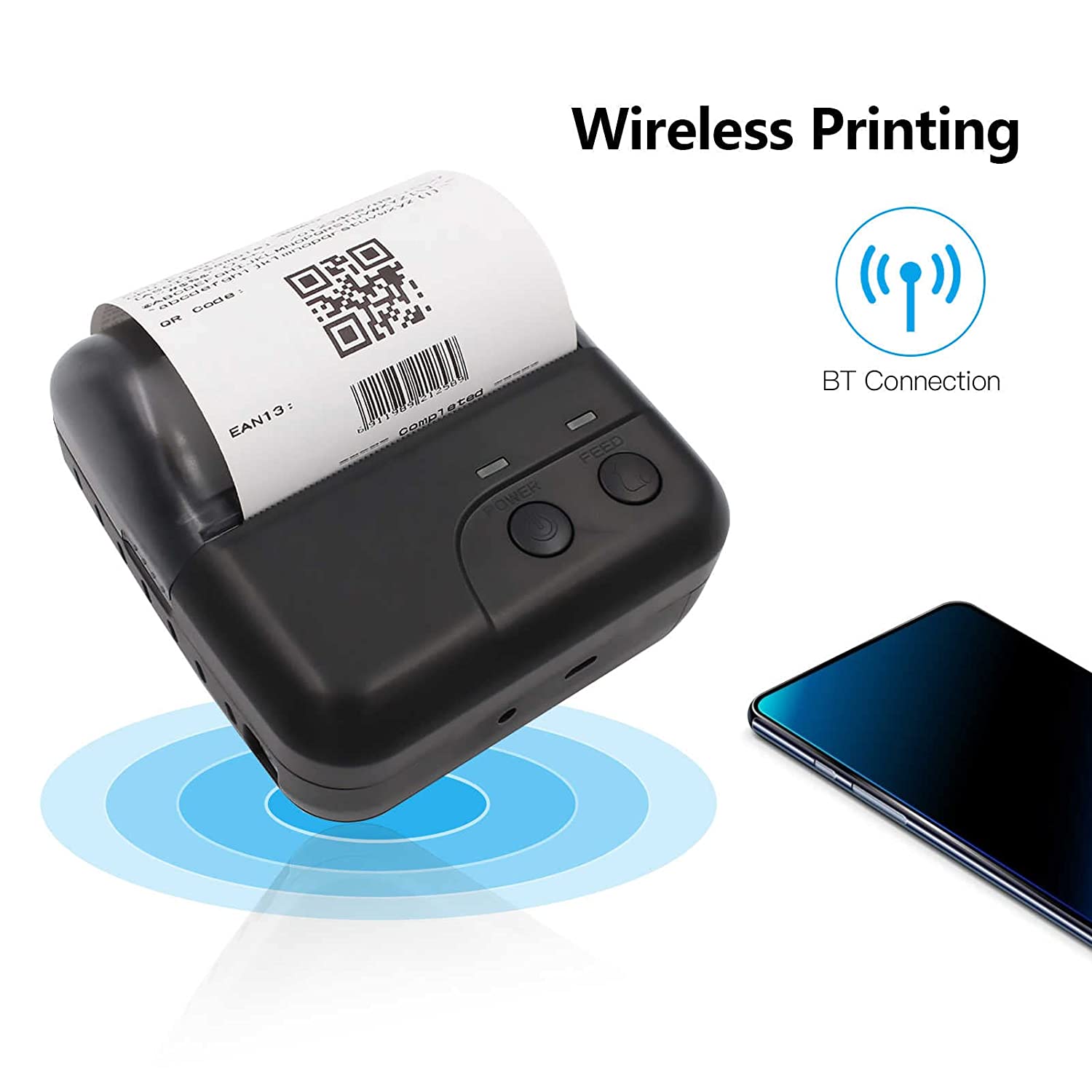 Portable Bluetooth Mobile Printer 80mm/ 3 Inch CX-80B - Viewplanet